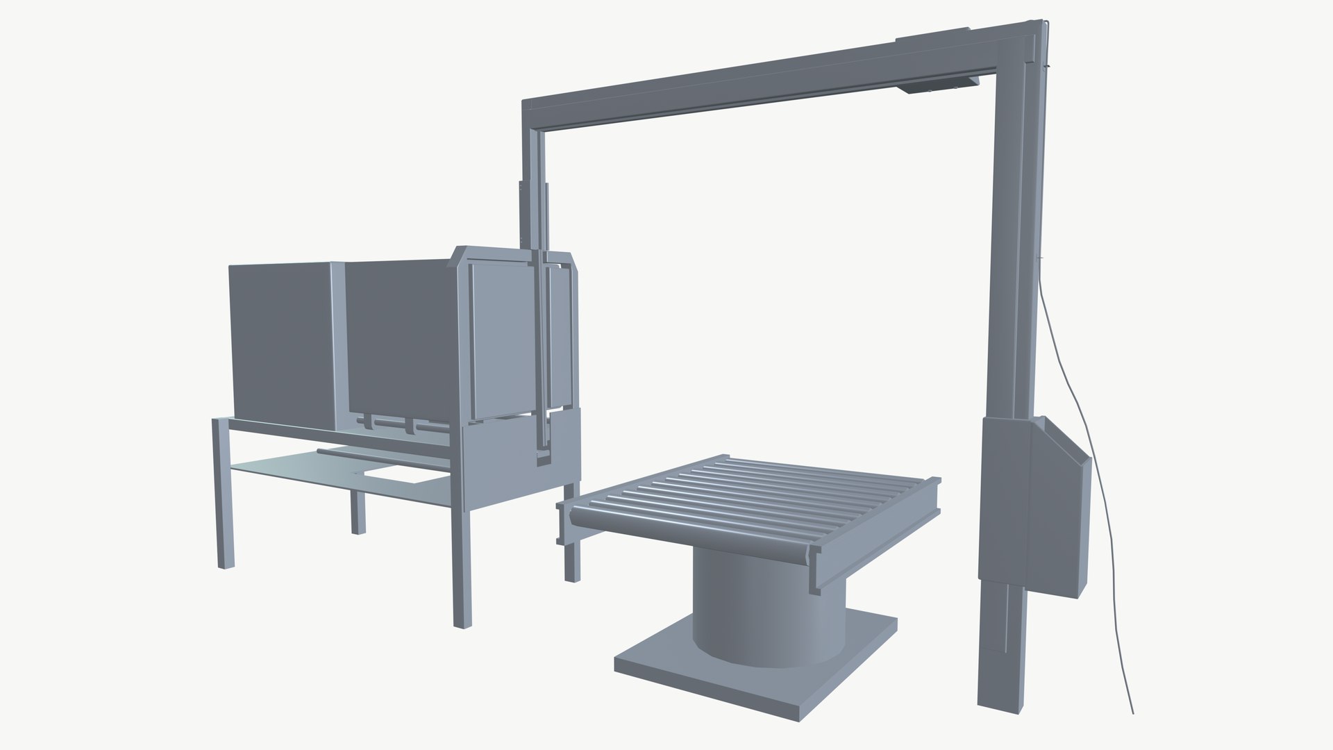 Pallet String Wrap Machine 3D Model - TurboSquid 2258524