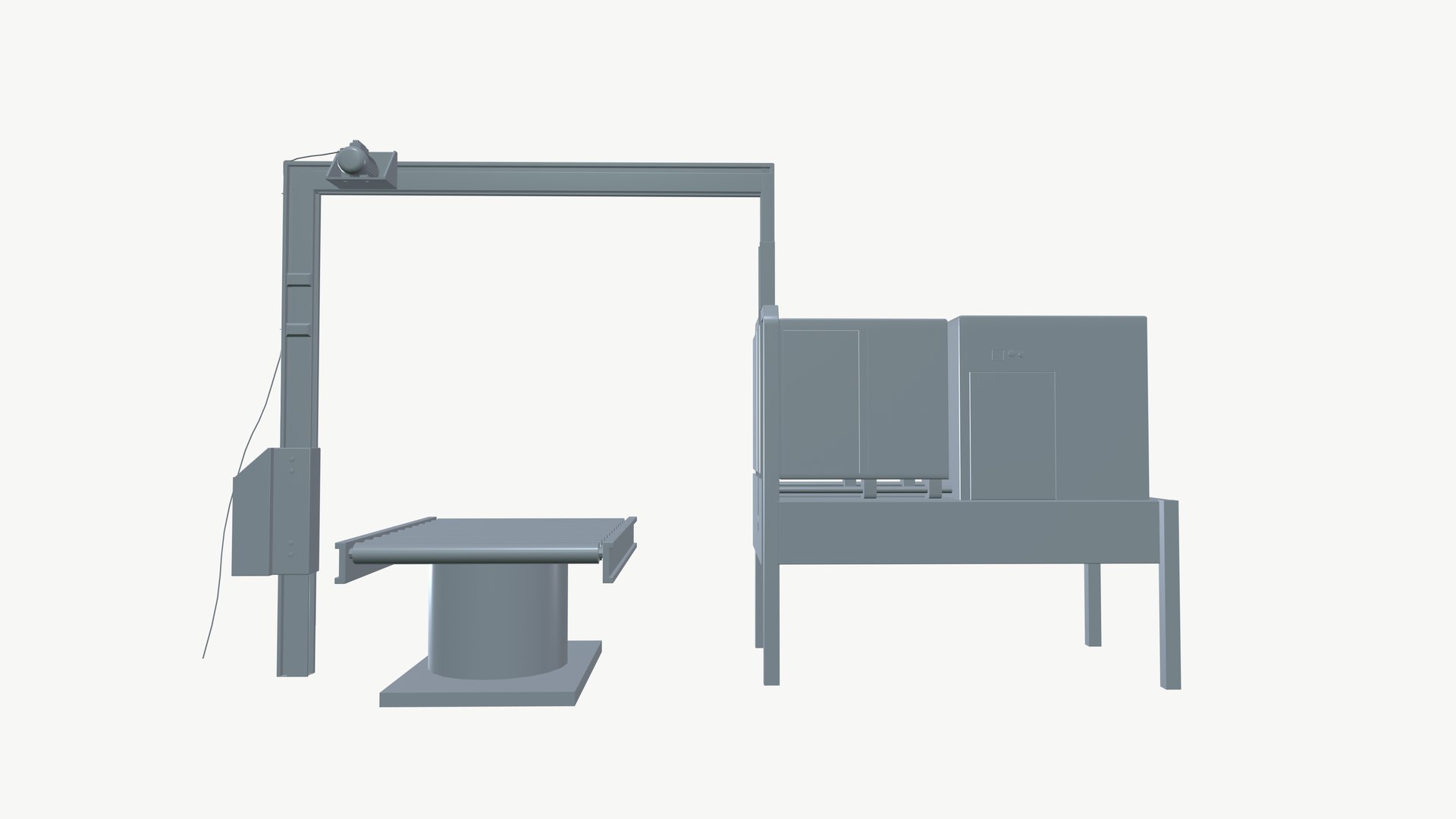 Pallet String Wrap Machine 3D Model - TurboSquid 2258524