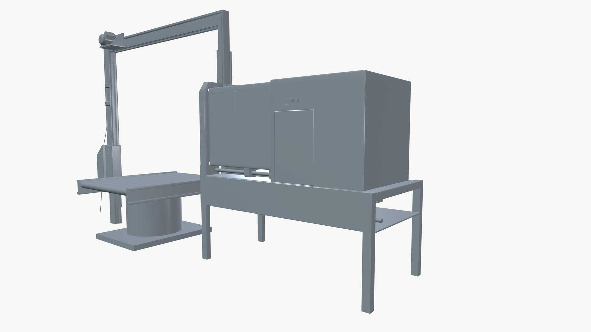 Pallet String Wrap Machine 3D Model - TurboSquid 2258524