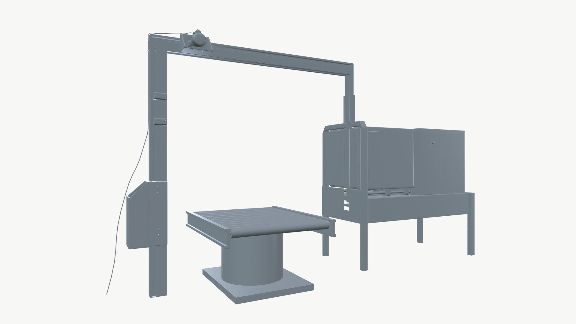 Pallet String Wrap Machine 3D Model - TurboSquid 2258524