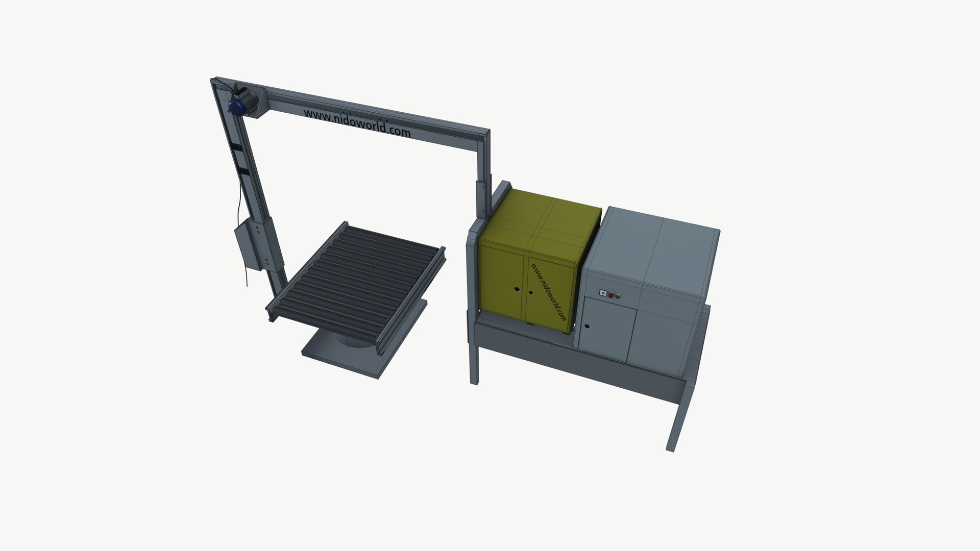 Pallet String Wrap Machine 3D Model - TurboSquid 2258524