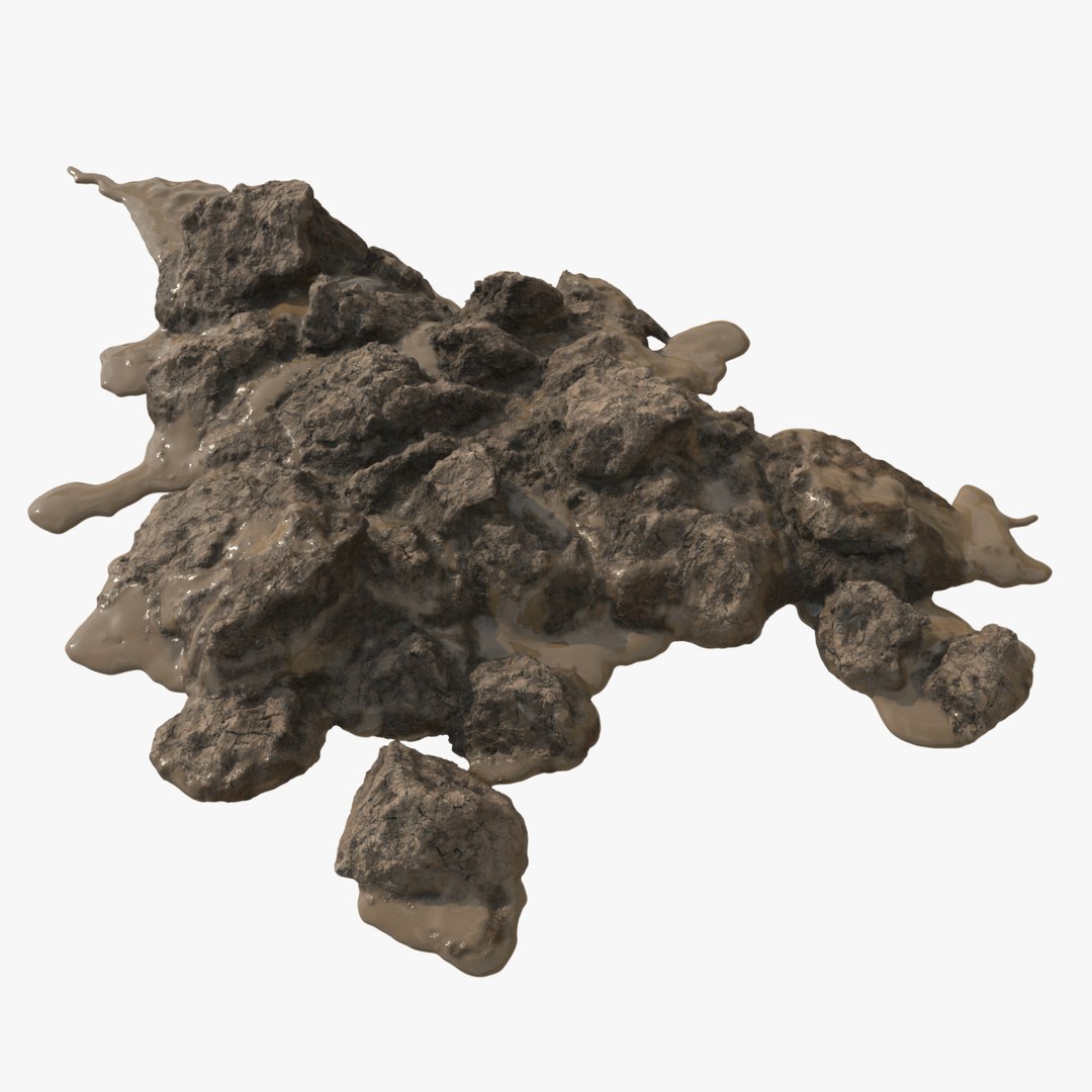 3D Mud Debris - TurboSquid 2337933