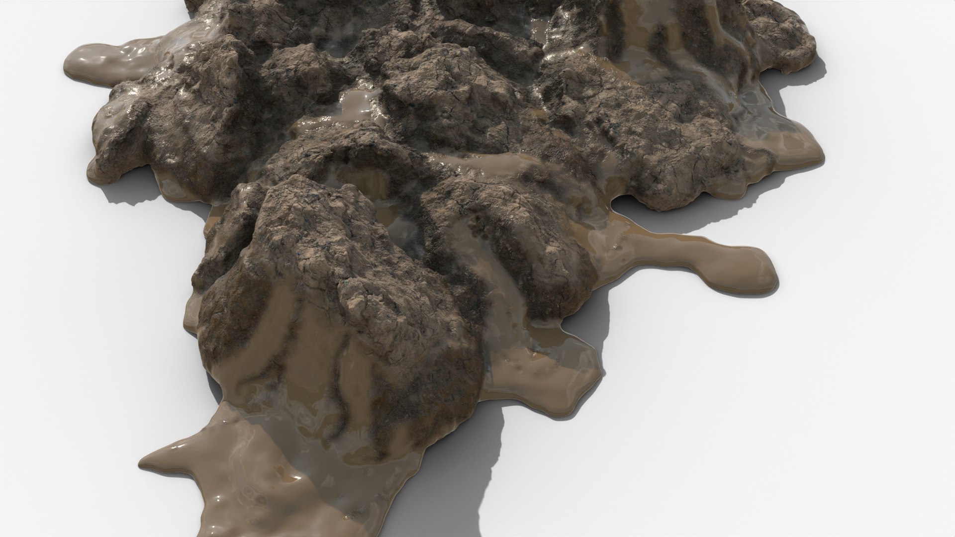 3D Mud Debris - TurboSquid 2337933