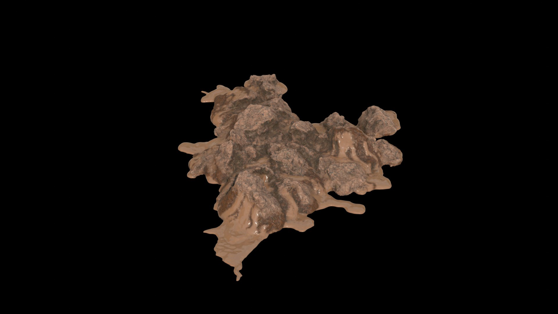 3D Mud Debris - TurboSquid 2337933