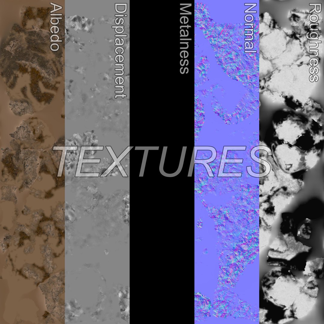 3D Mud Debris - TurboSquid 2337933