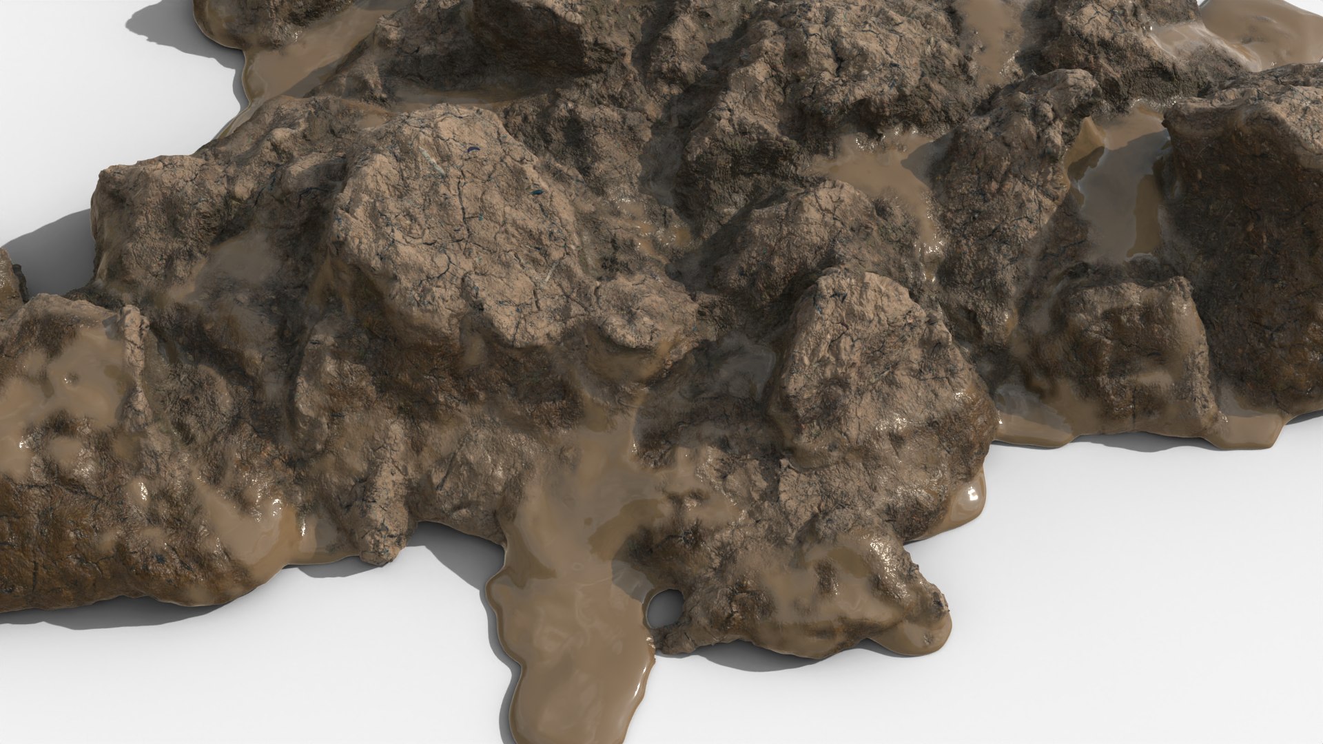 3D Mud Debris - TurboSquid 2337933