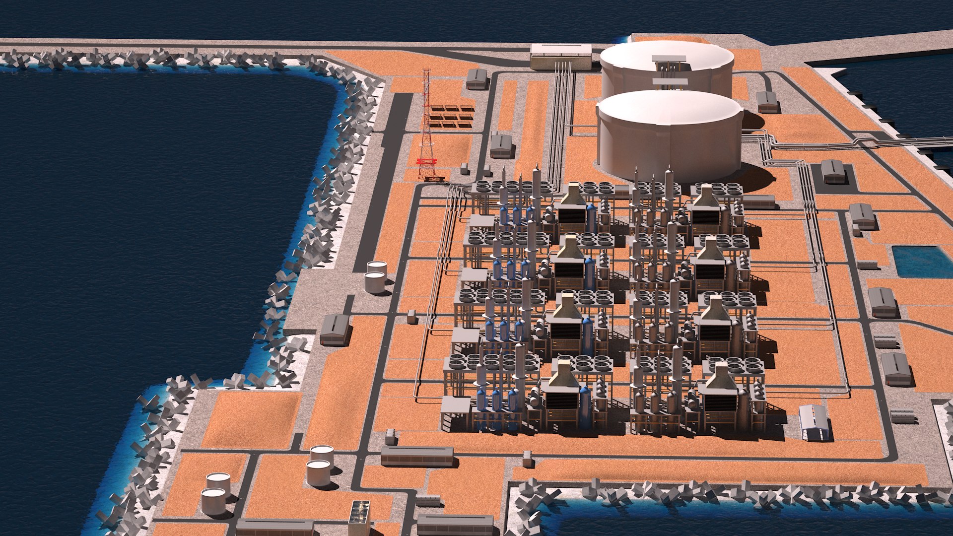 Lng Rig 3D Model - TurboSquid 1580567