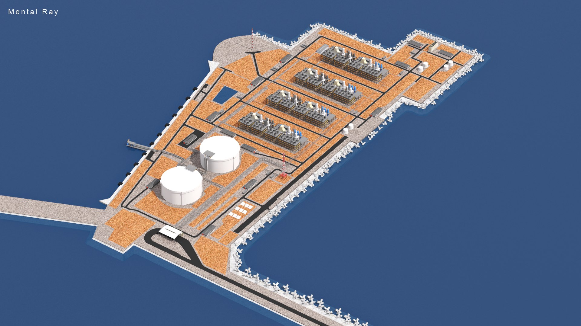 Lng Rig 3D Model - TurboSquid 1580567