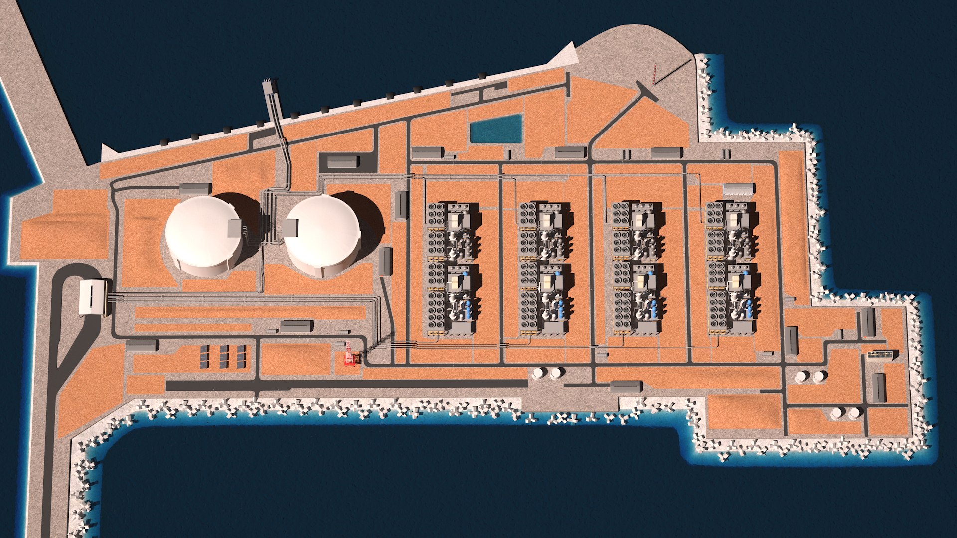 Lng Rig 3D Model - TurboSquid 1580567