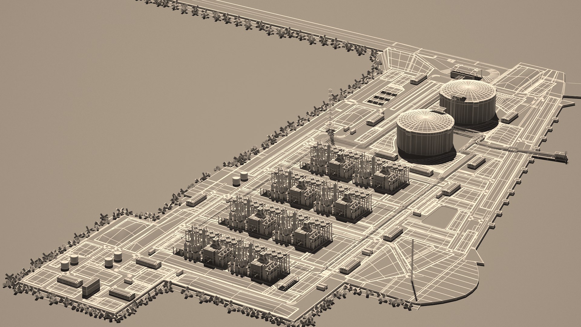 Lng Rig 3D Model - TurboSquid 1580567