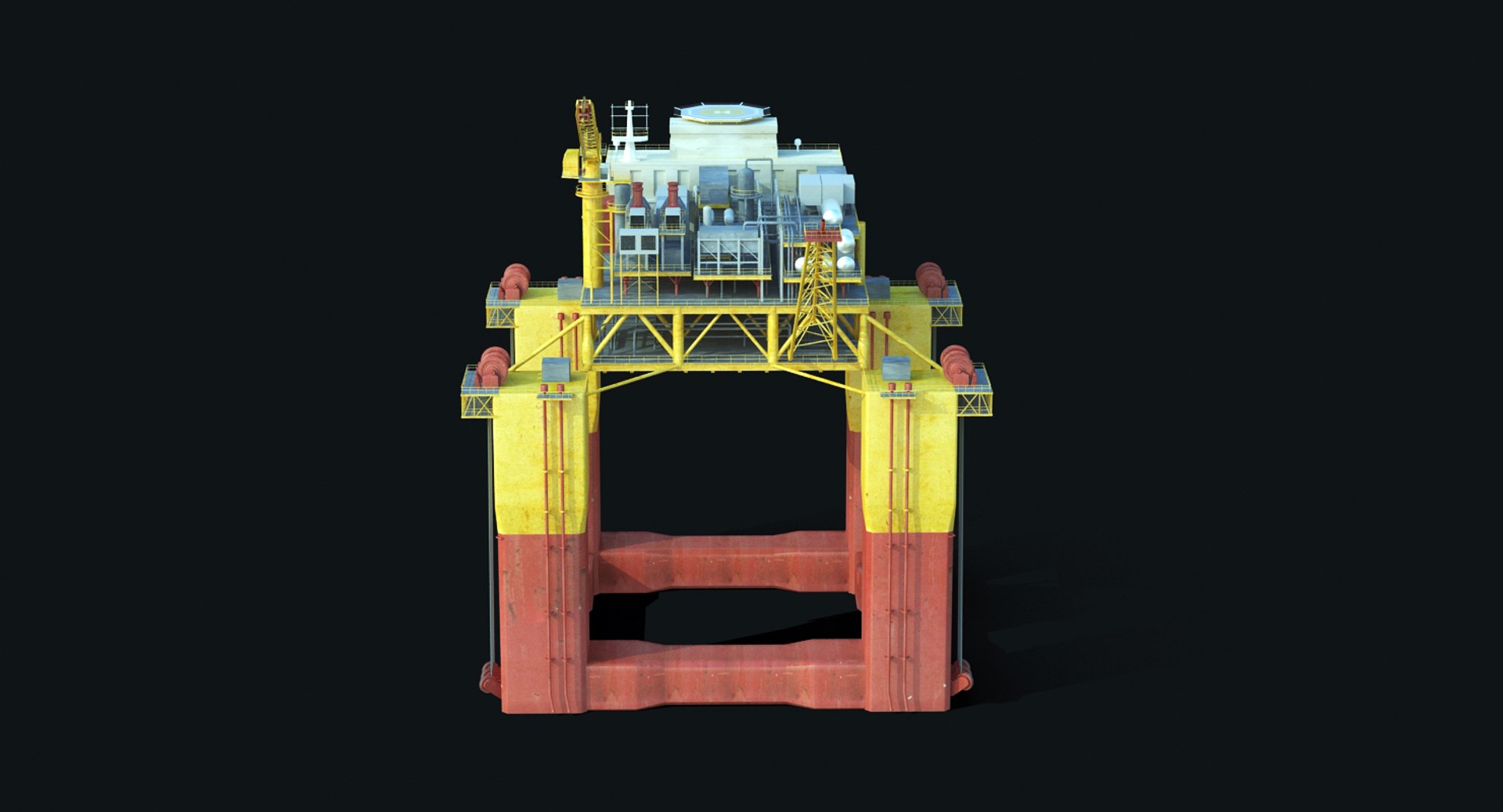 Lng Rig 3D Model - TurboSquid 1580567