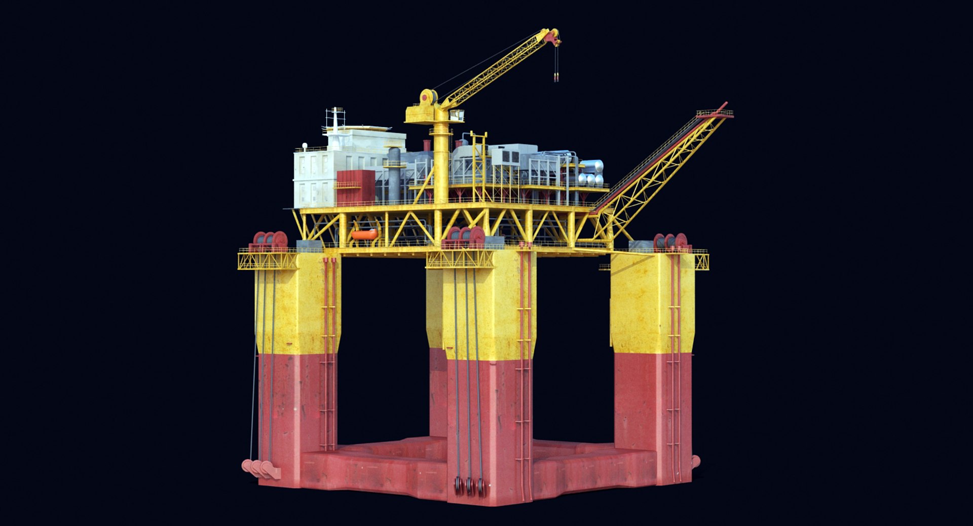Lng Rig 3D Model - TurboSquid 1580567