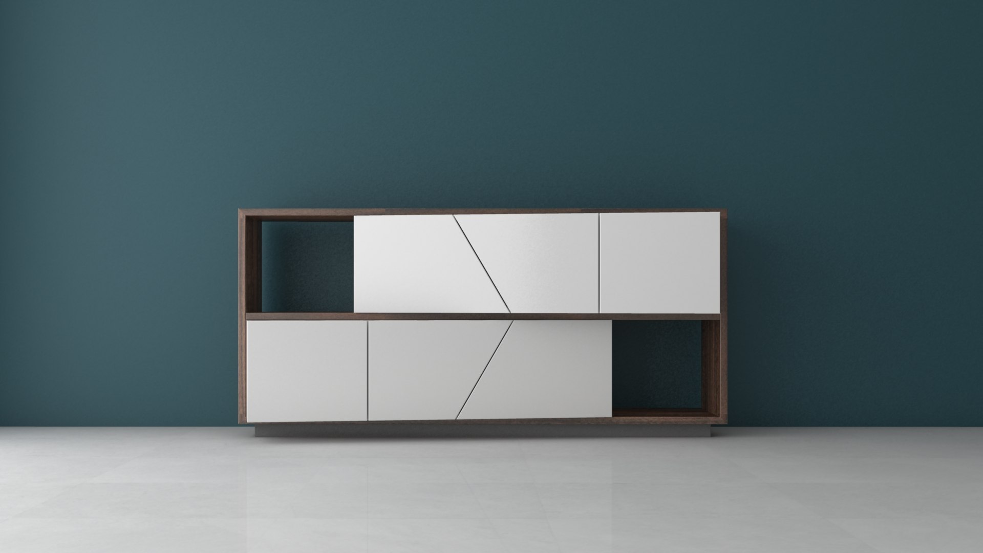 3D Skew Credenza - TurboSquid 2245758