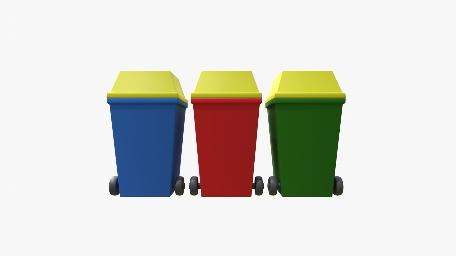 3D Garbage Can Model - TurboSquid 2256765