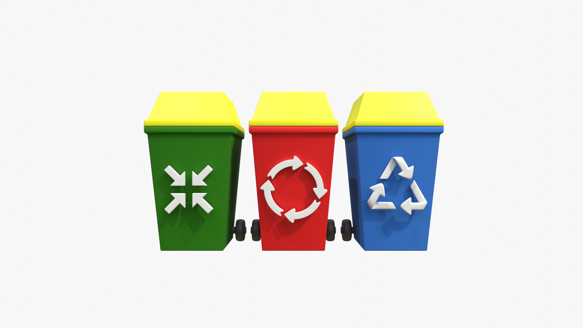 3D Garbage Can Model - TurboSquid 2256765
