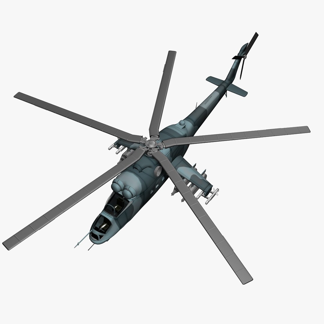 Mil Hind 3D - TurboSquid 1188384
