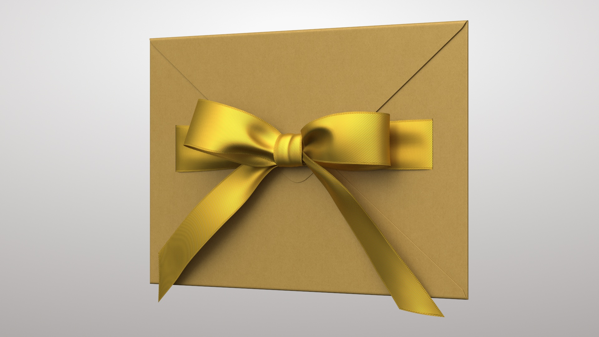 Envelope with Bow 03v PBR 3D model - TurboSquid 1953920