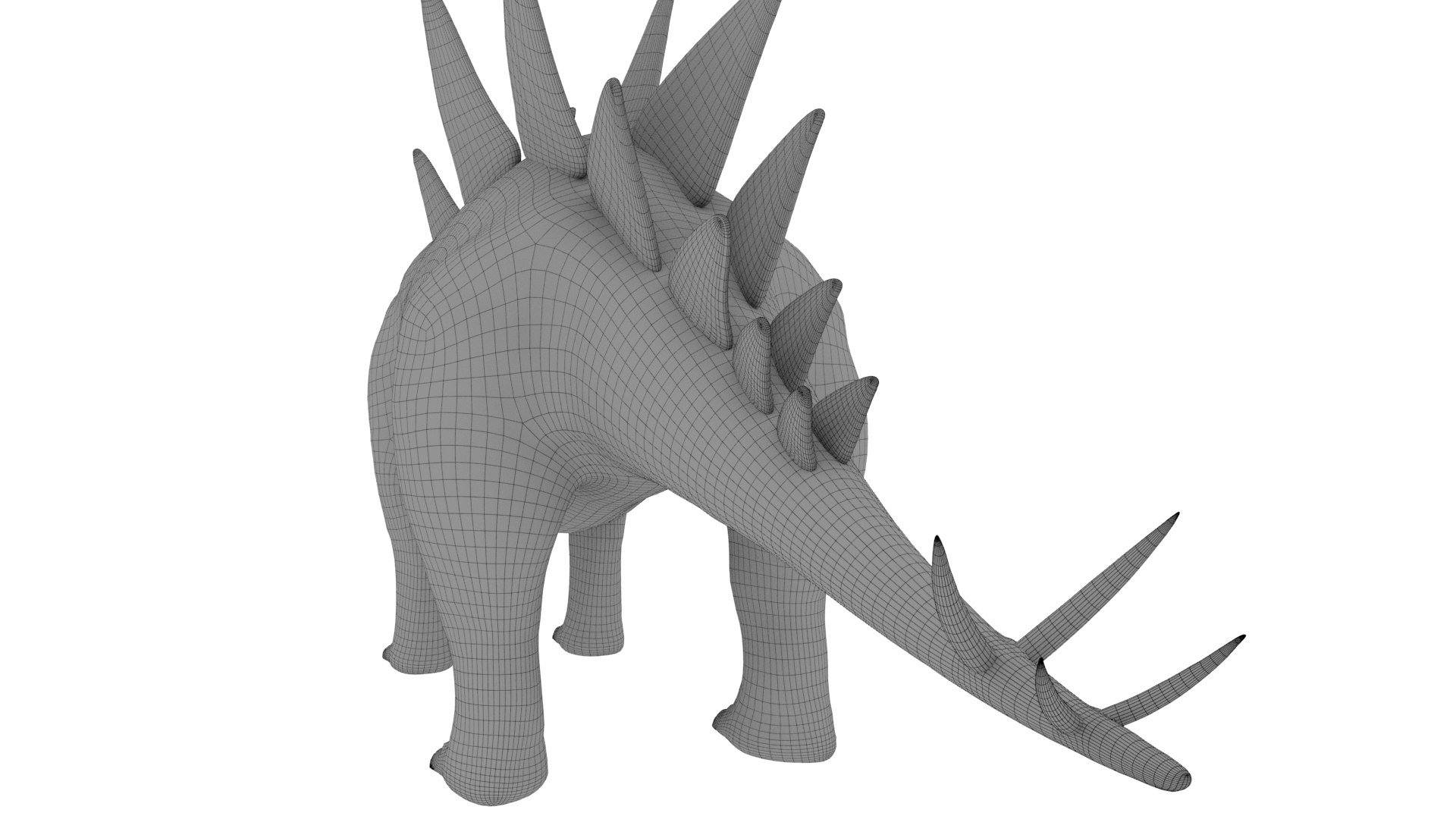 3D stegosaurus dinosaur animal - TurboSquid 1493196