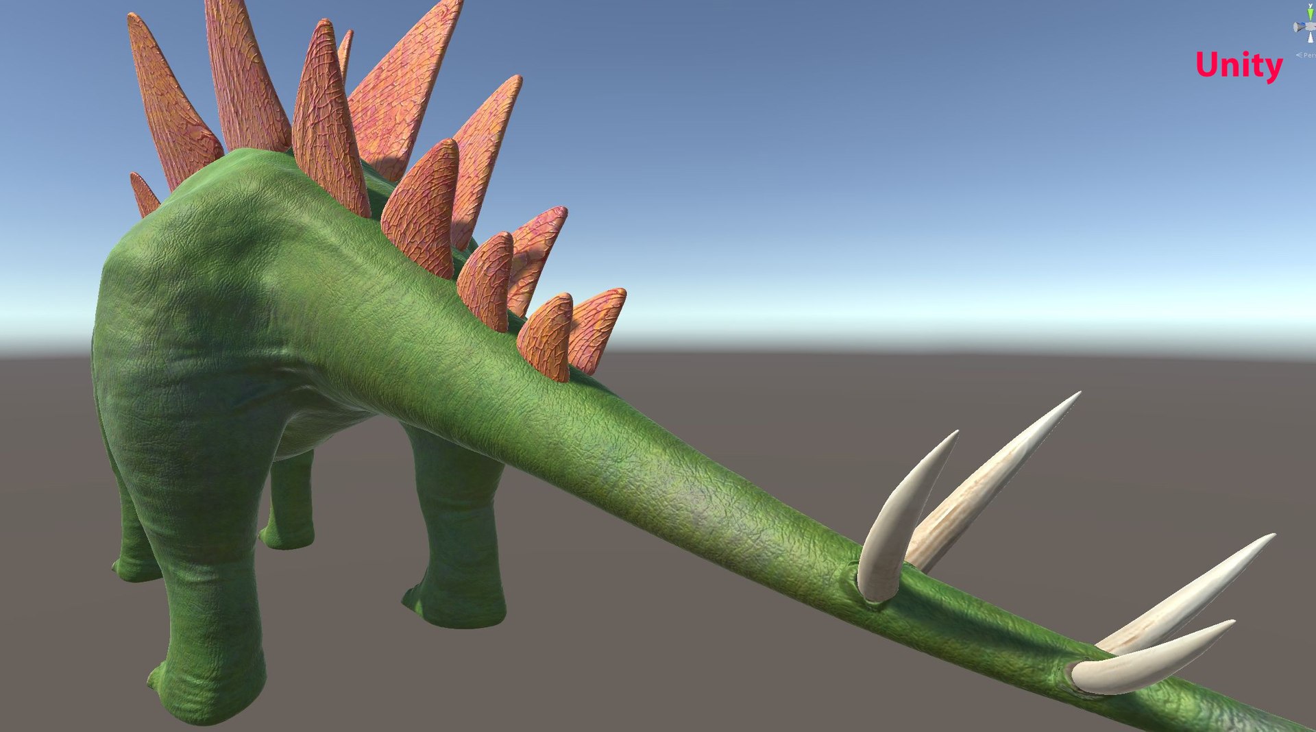 3D stegosaurus dinosaur animal - TurboSquid 1493196