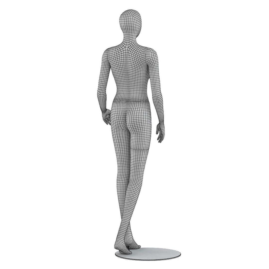 Faceless Woman Mannequin 3D Model - TurboSquid 1405315
