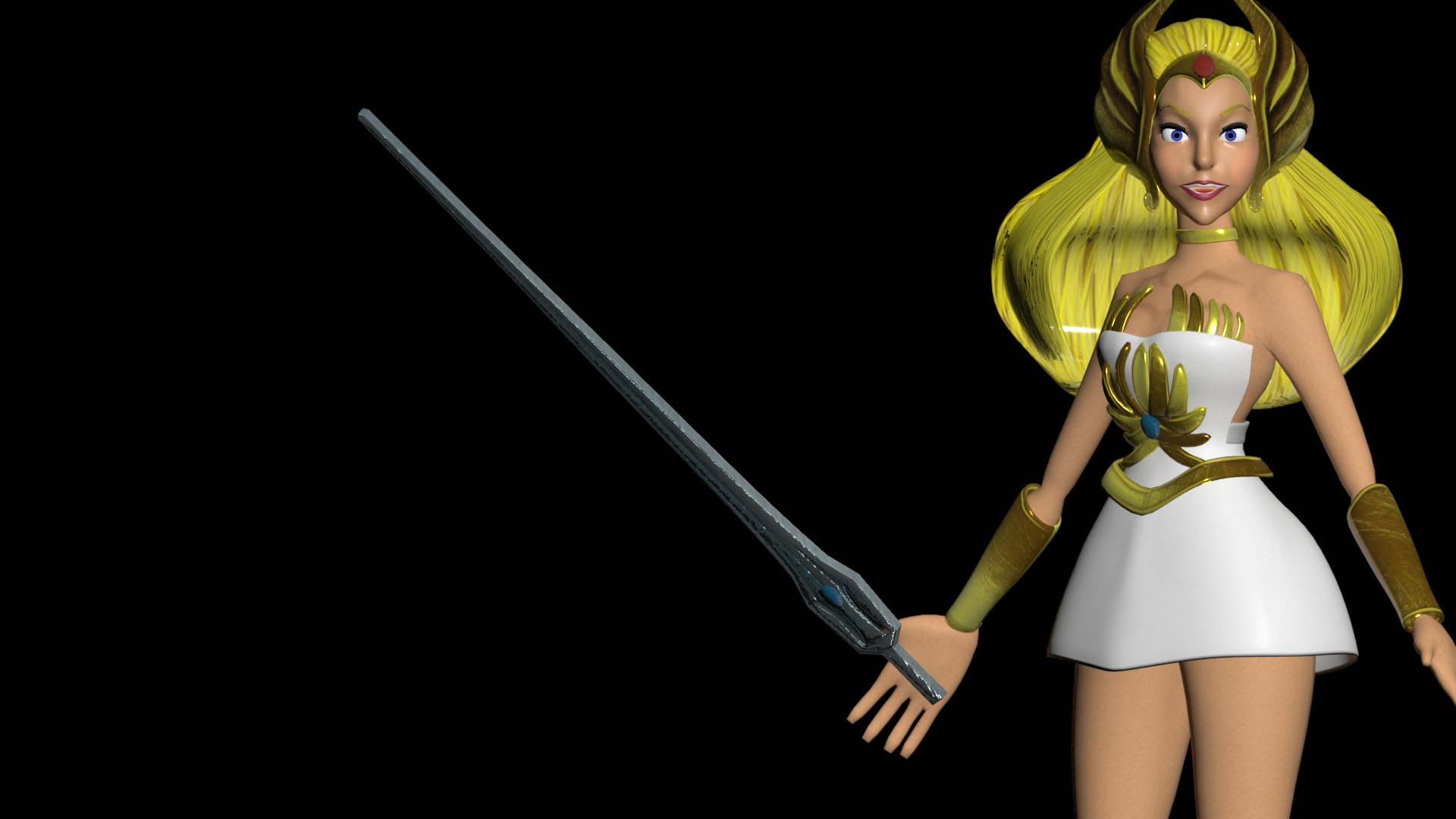 3D Model She-ra - TurboSquid 2069082