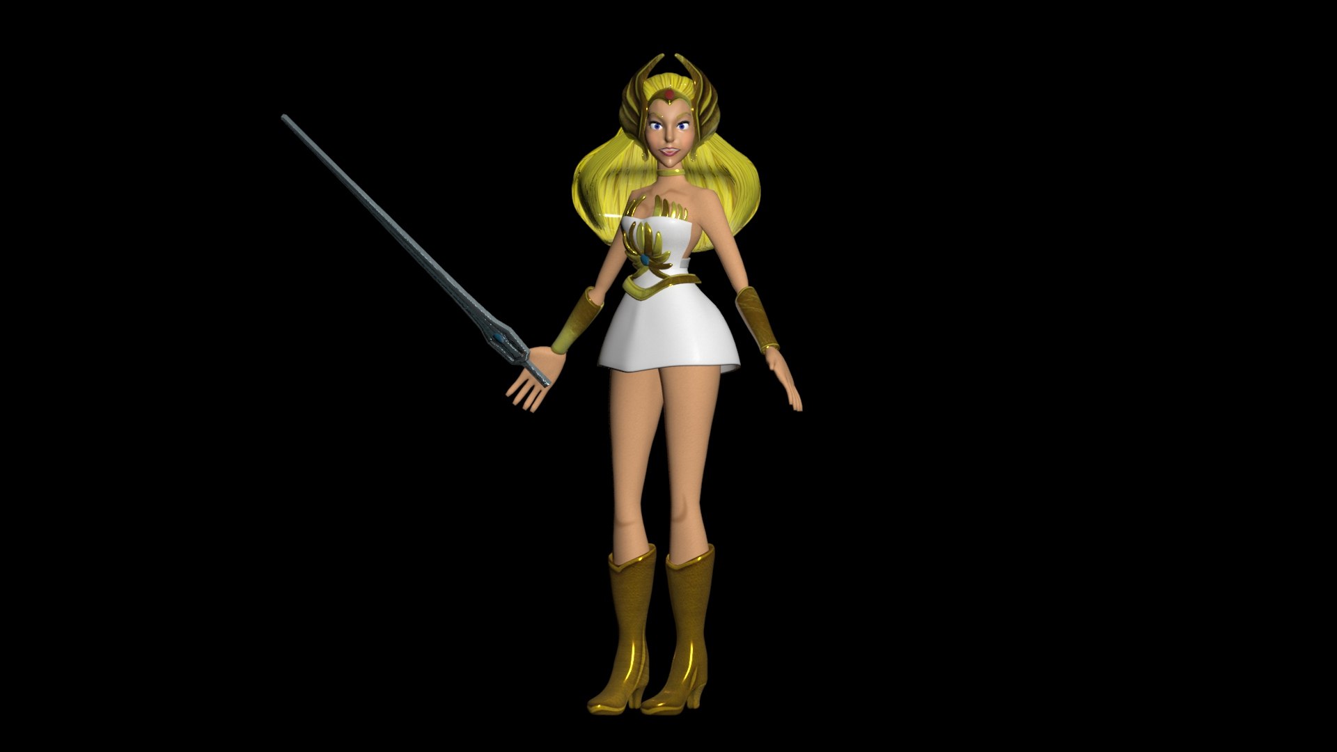3D Model She-ra - TurboSquid 2069082