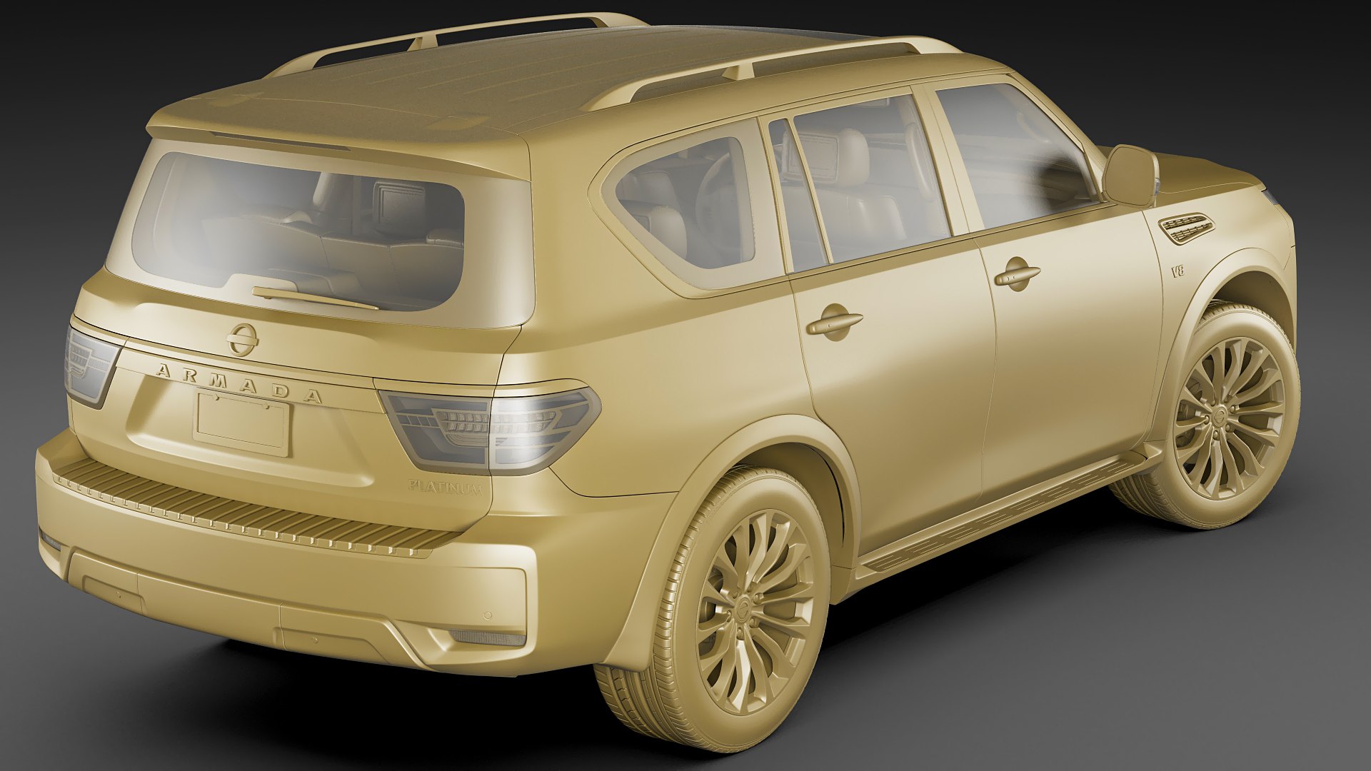 Nissan 2021 armada 3D model - TurboSquid 1705844