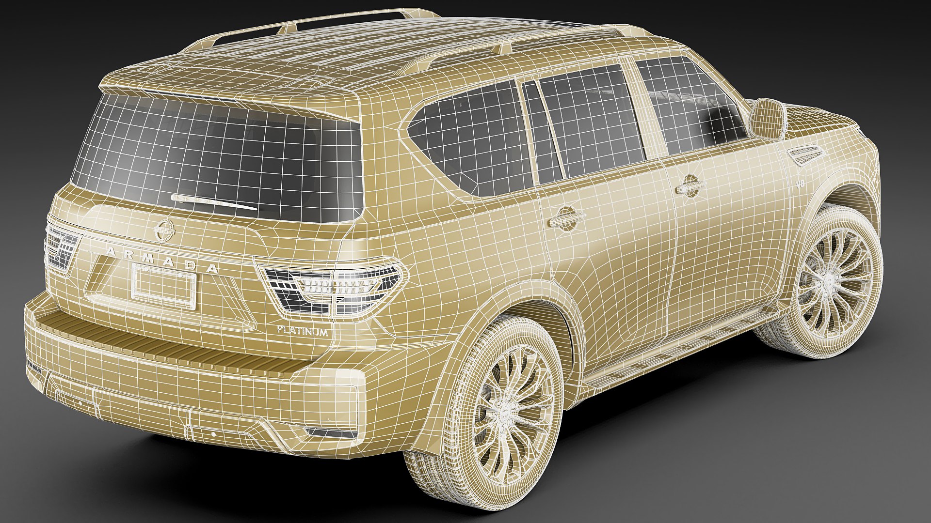 Nissan 2021 armada 3D model - TurboSquid 1705844