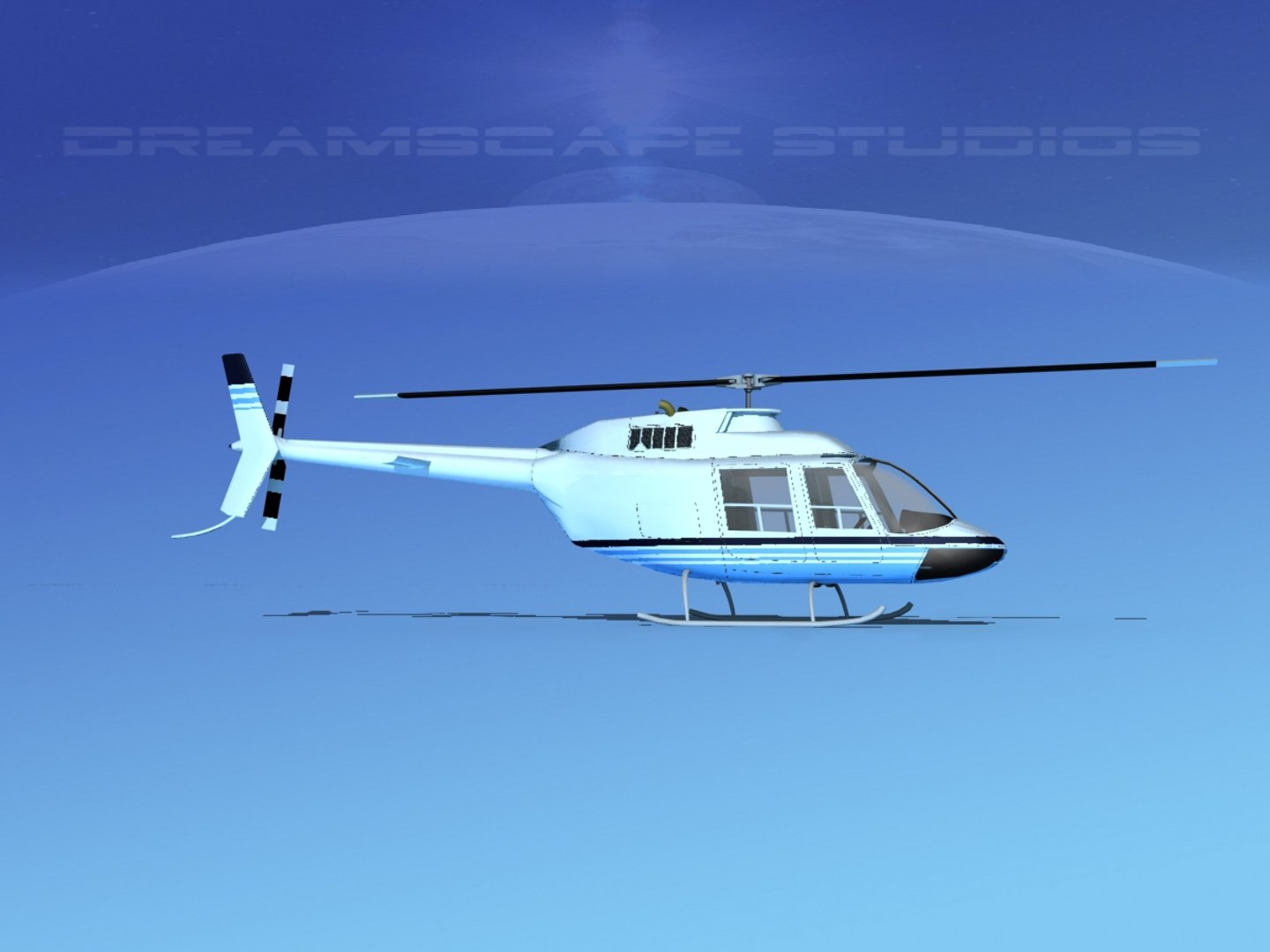 Rotor Bell 206 3D Model - TurboSquid 1202216