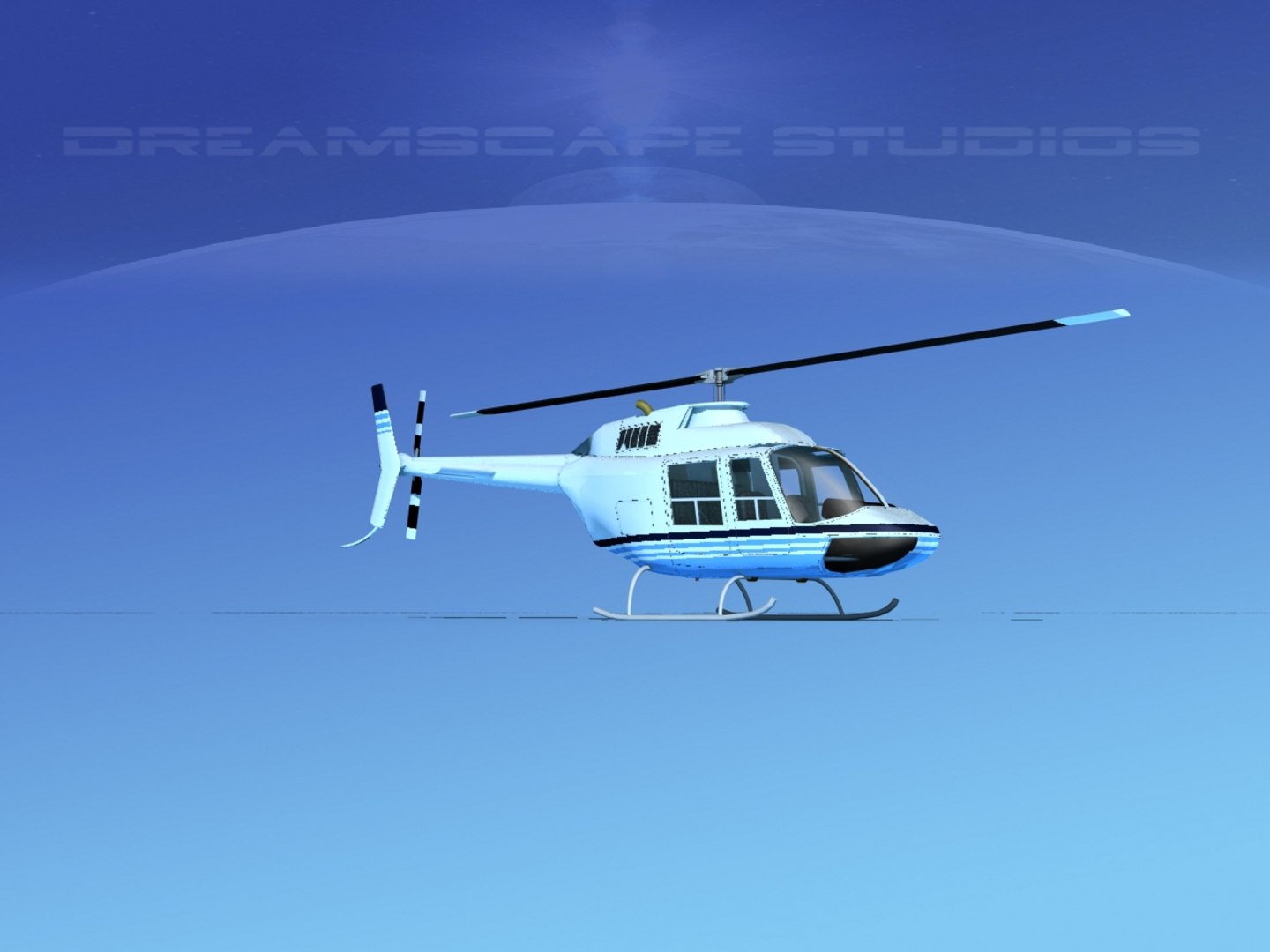 Rotor Bell 206 3D Model - TurboSquid 1202216