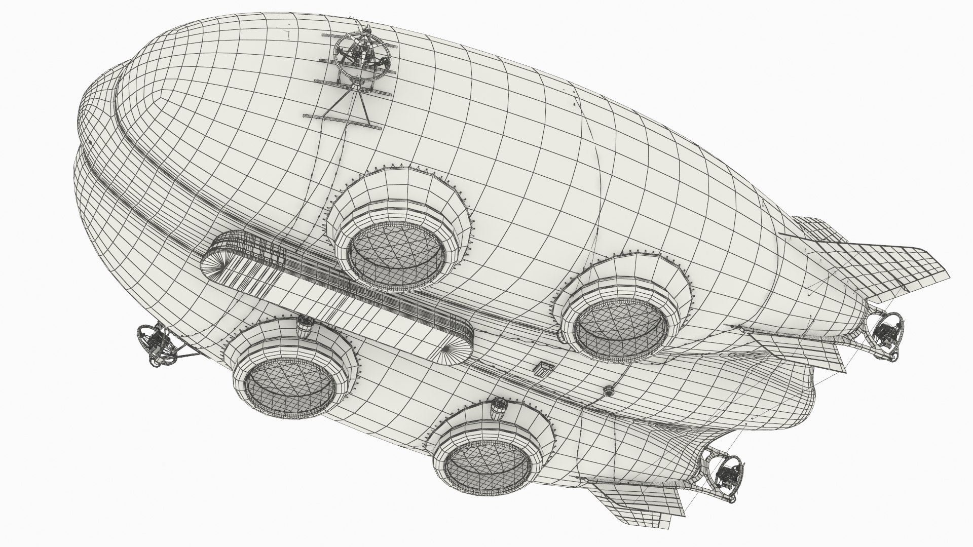 Innovative Hybrid Cargo Aircraft White Simplified 3D Model - TurboSquid ...