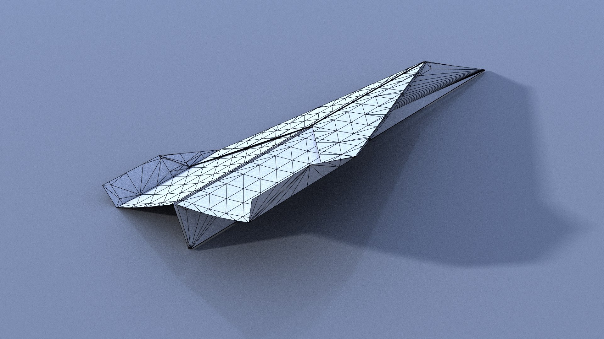 Paper Airplane 3D Model - TurboSquid 2032457