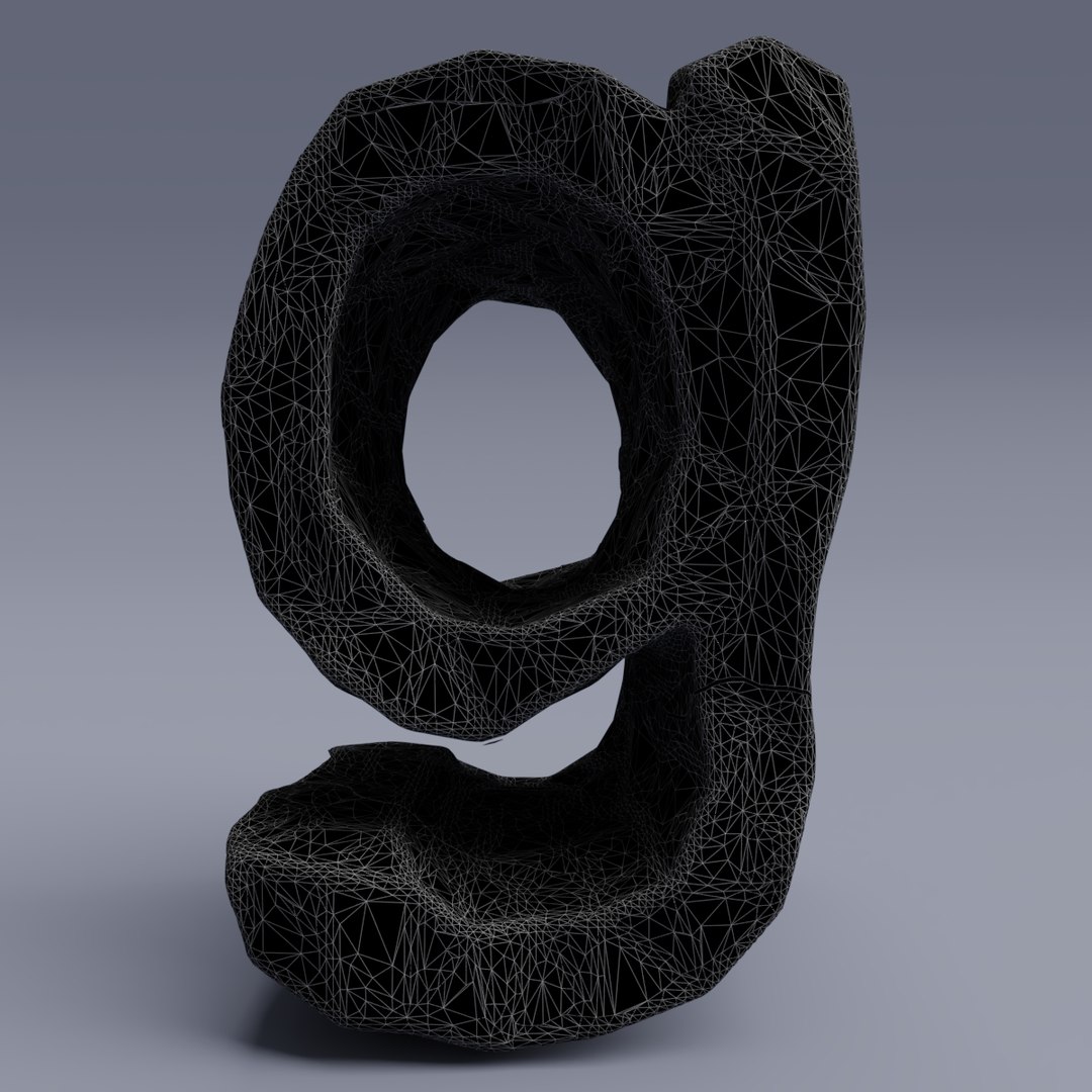 Letter G Model - TurboSquid 1341422