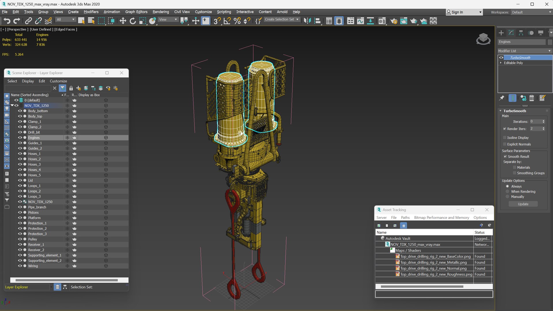 3D NOV TDX 1250 - TurboSquid 2320248