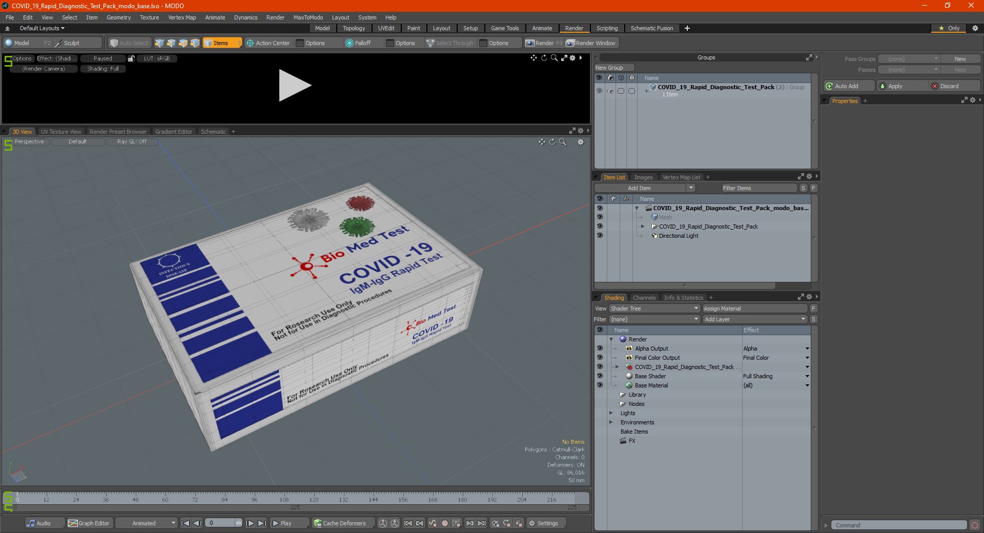 Covid 19 rapid diagnostic 3D - TurboSquid 1567767