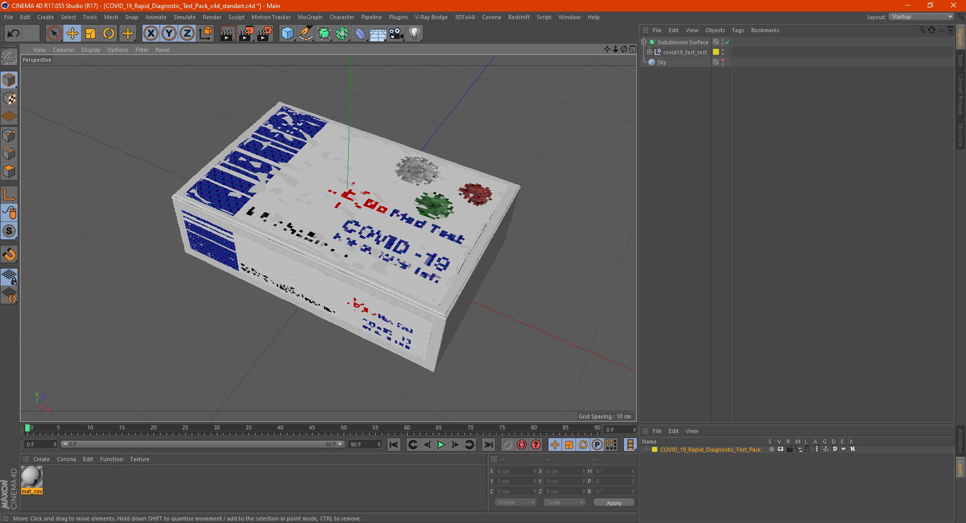 Covid 19 rapid diagnostic 3D - TurboSquid 1567767