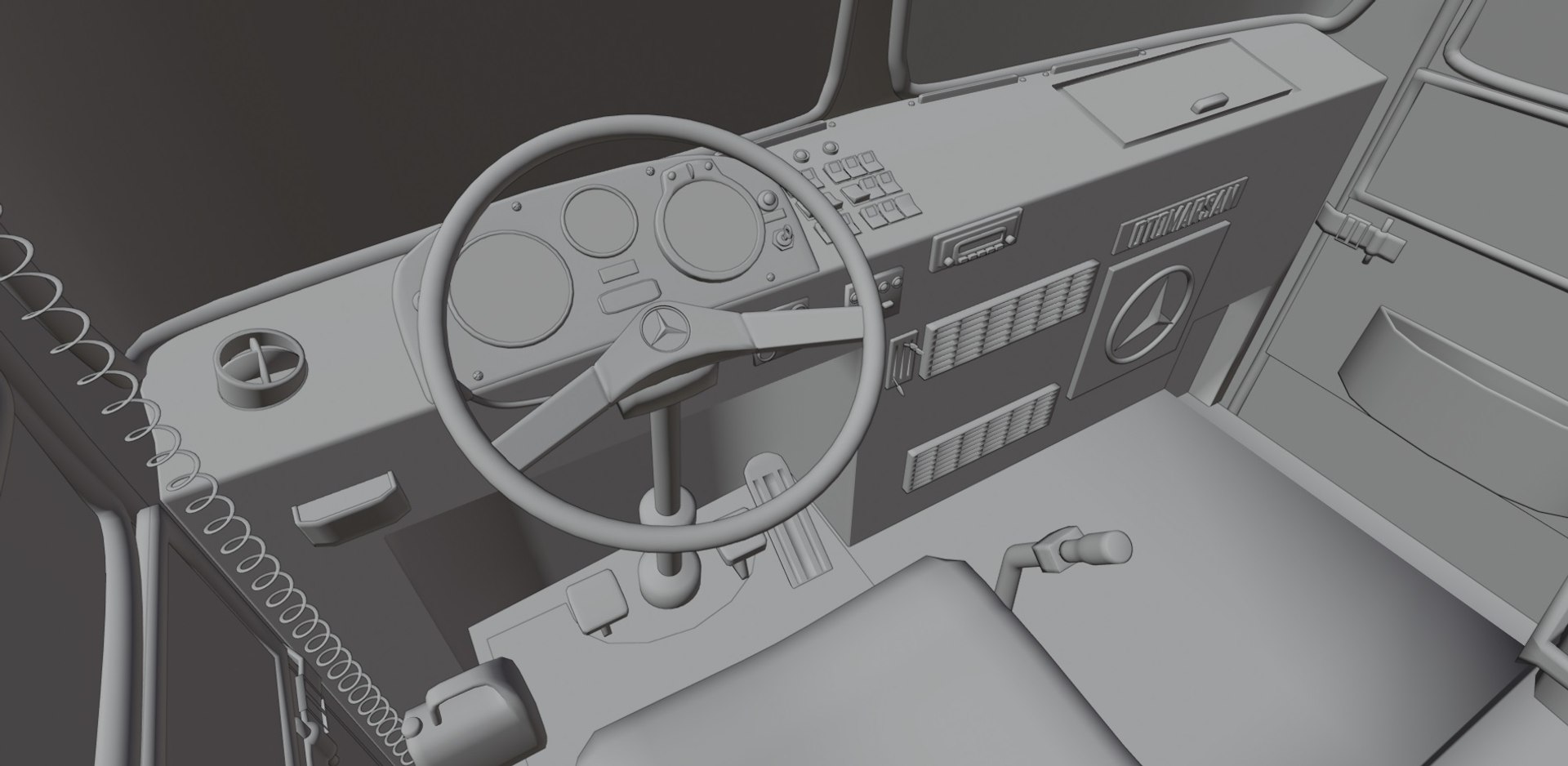 3D Model Retro Mercedes Benz 302 - TurboSquid 1606155