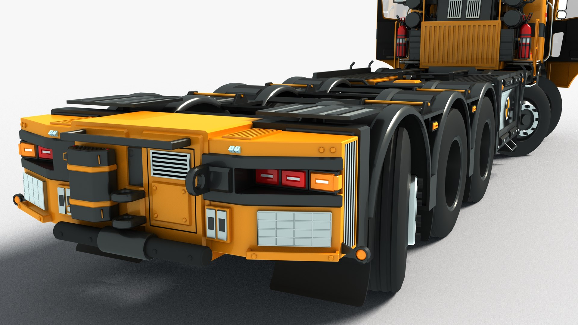 Construction Truck Load Steel Pipes 3D model - TurboSquid 2155214