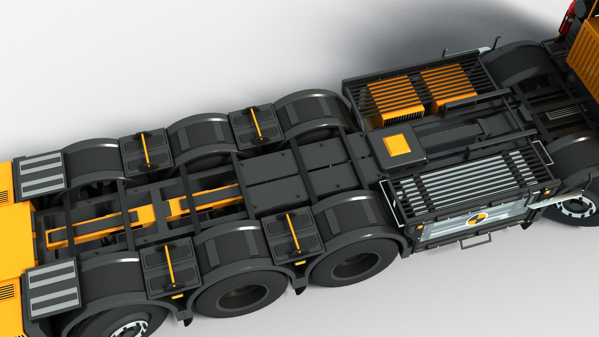 Construction Truck Load Steel Pipes 3D model - TurboSquid 2155214
