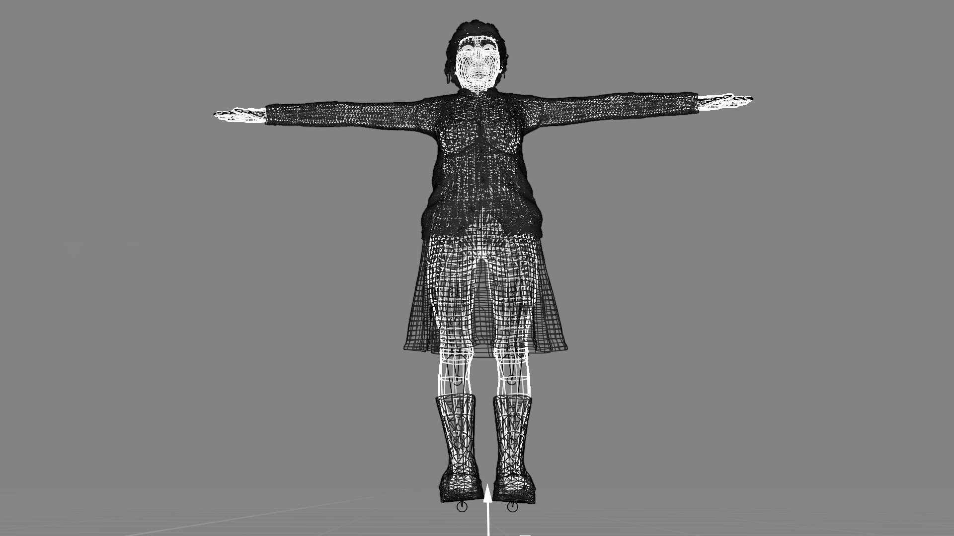3D Old Woman Model - TurboSquid 1973797
