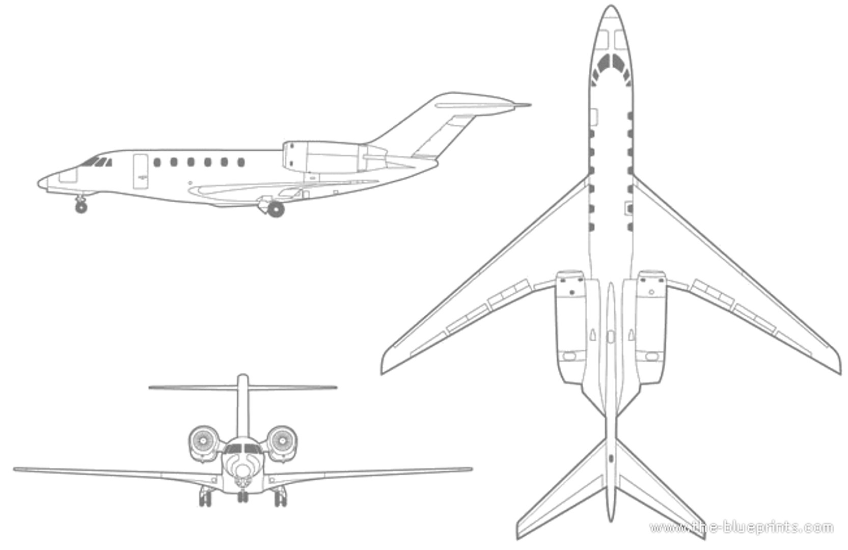 3D Model Cessna Citation - TurboSquid 1672075