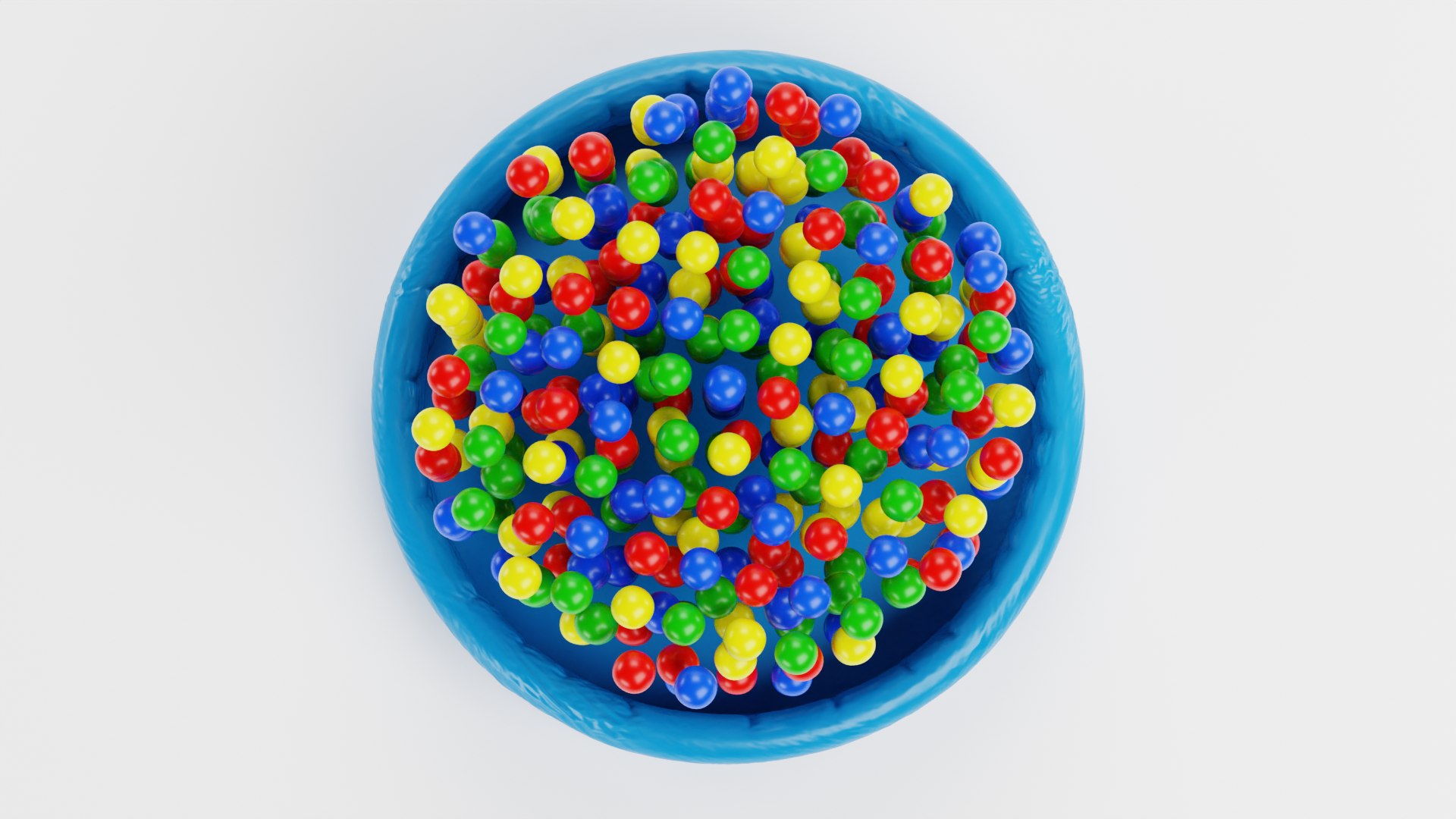 Ball Pool Physics Simulation 3D Model - TurboSquid 2244177