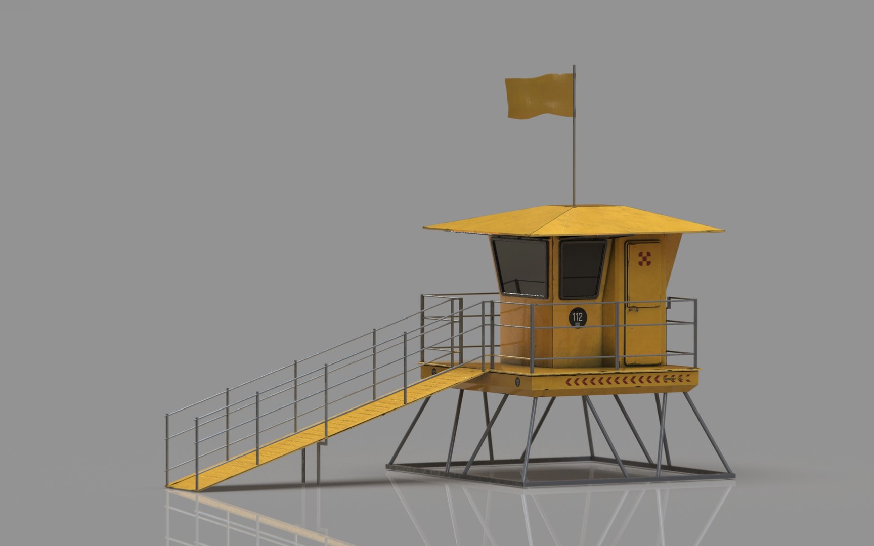 Lifeguard Tower 3D Model - TurboSquid 1732042