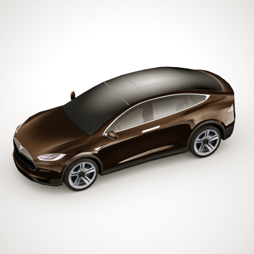 3D Tesla X Model - TurboSquid 1192421