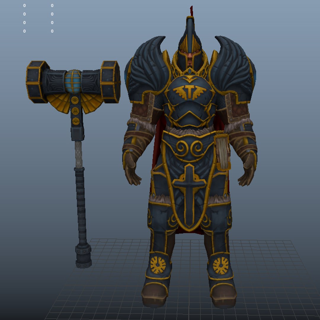 Paladin 3d Obj