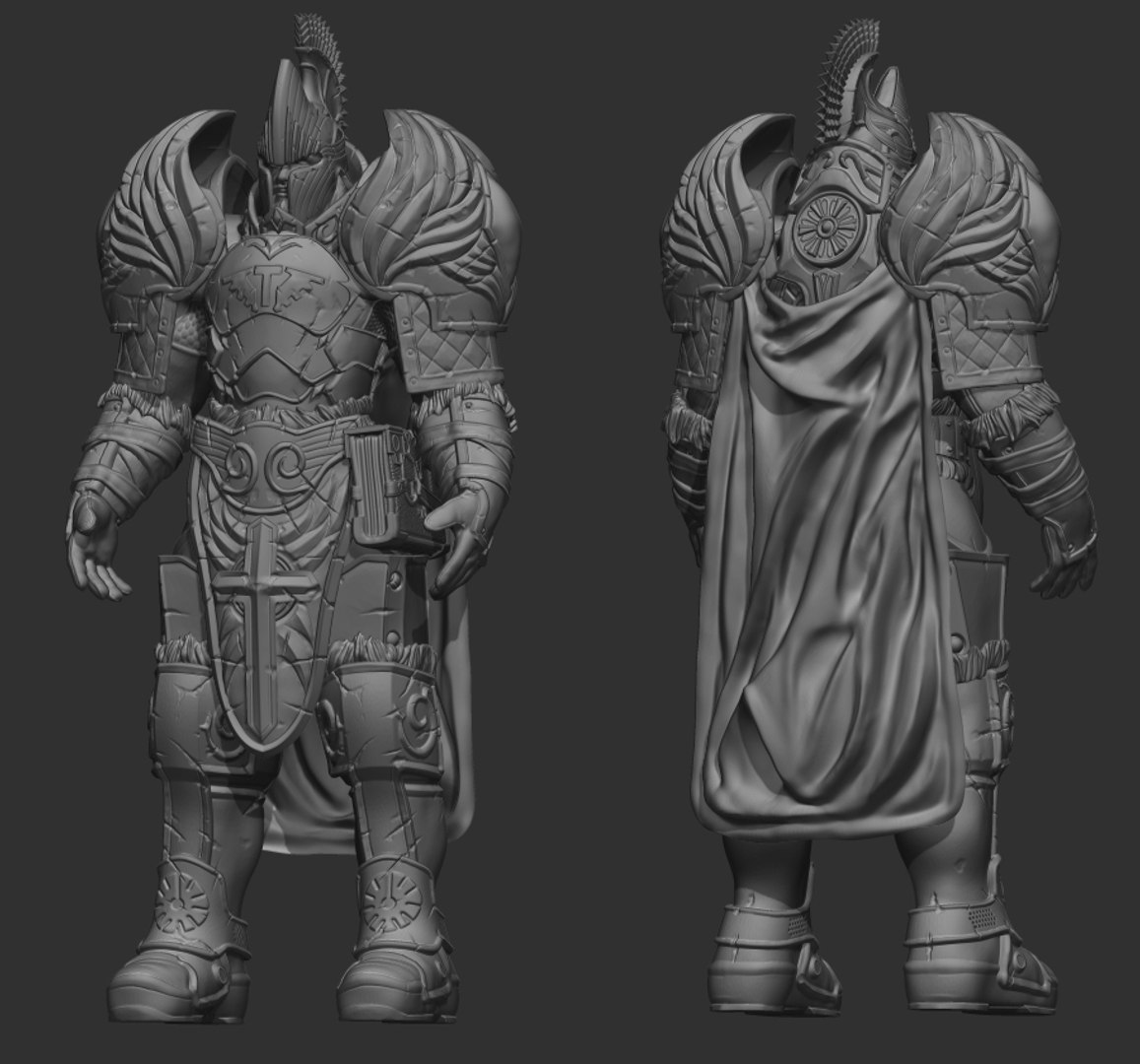 Paladin 3d Obj