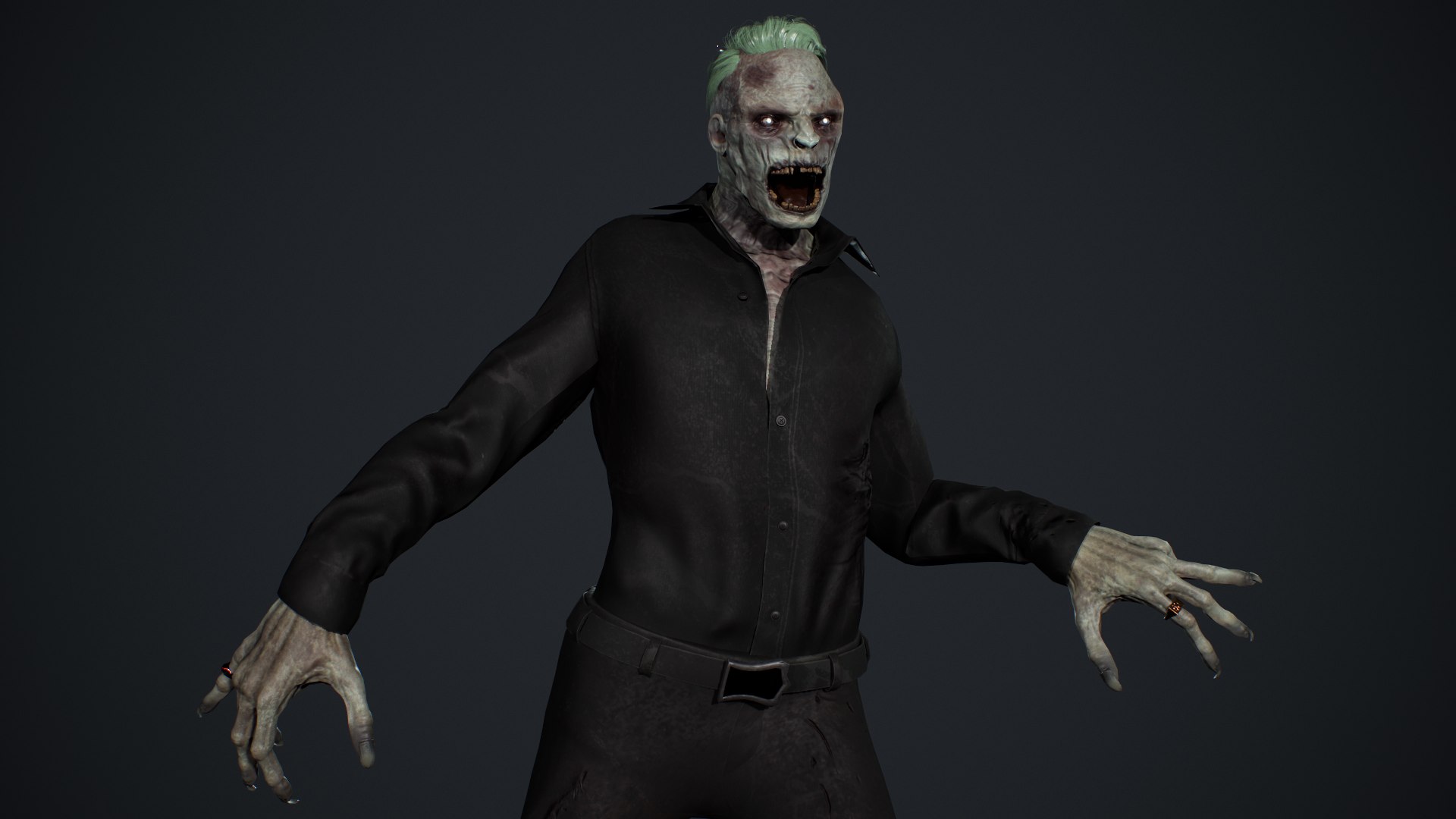 3D Office Zombie - TurboSquid 2320556