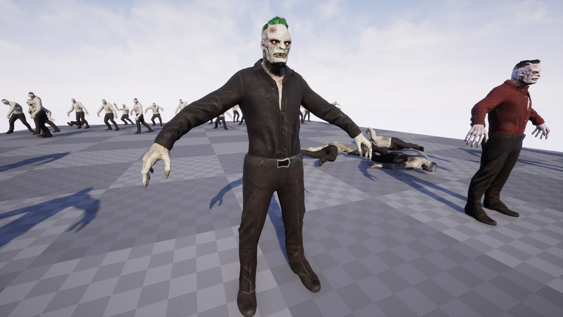 3D Office Zombie - TurboSquid 2320556