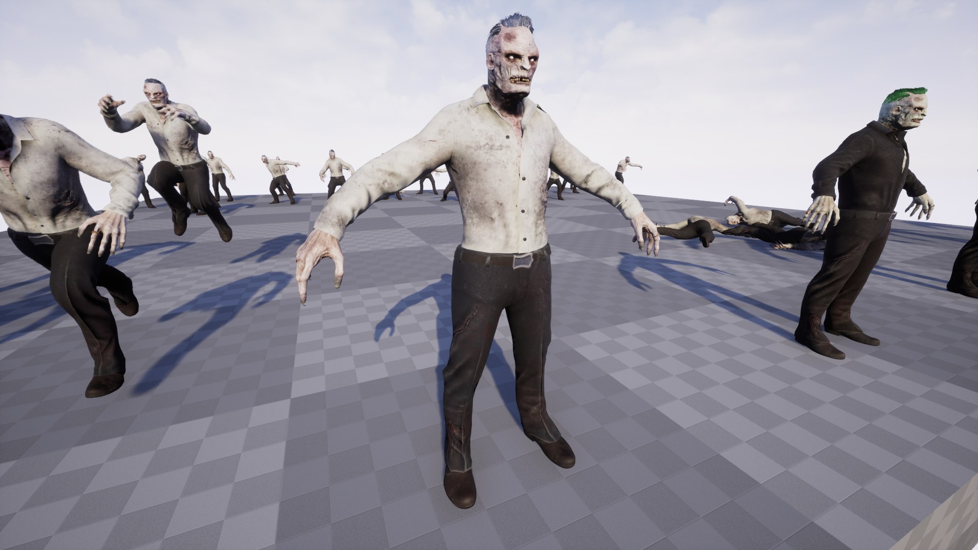 3D Office Zombie - TurboSquid 2320556