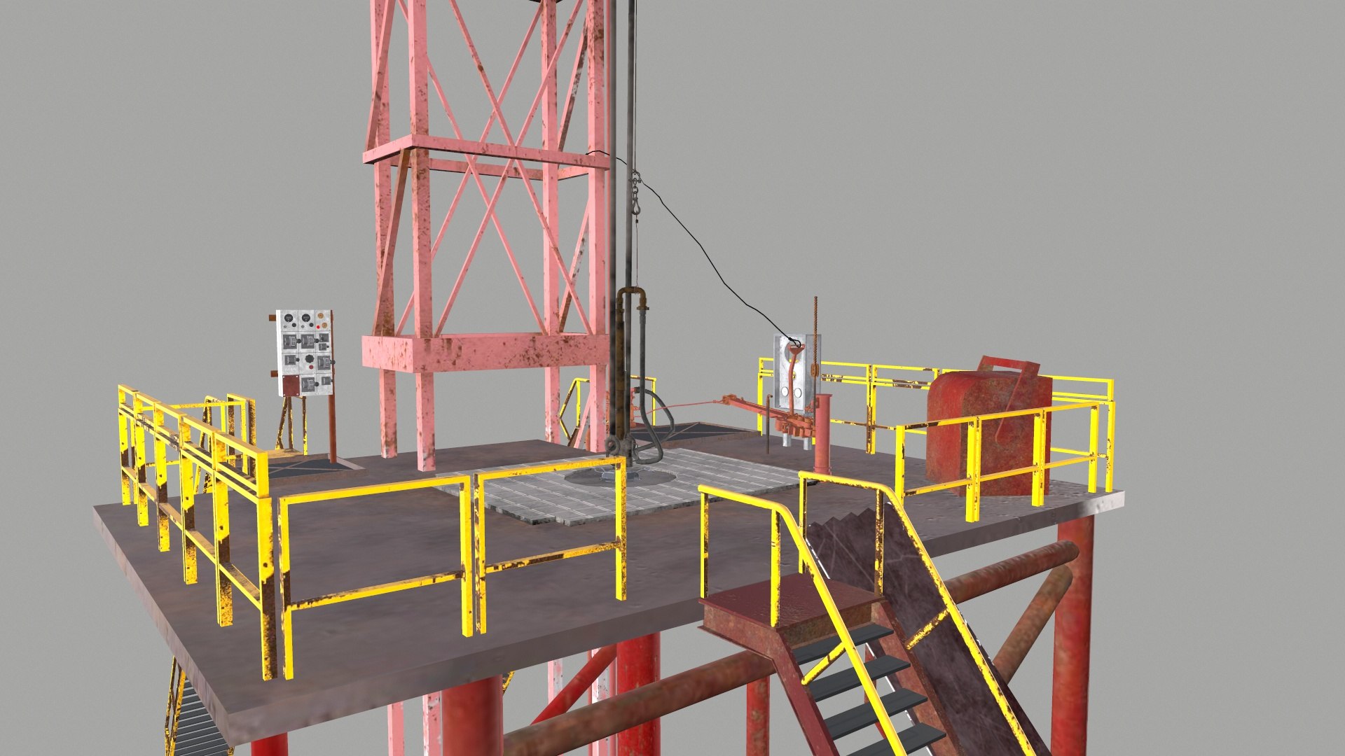 Jackup Platform 3D Model - TurboSquid 2341696